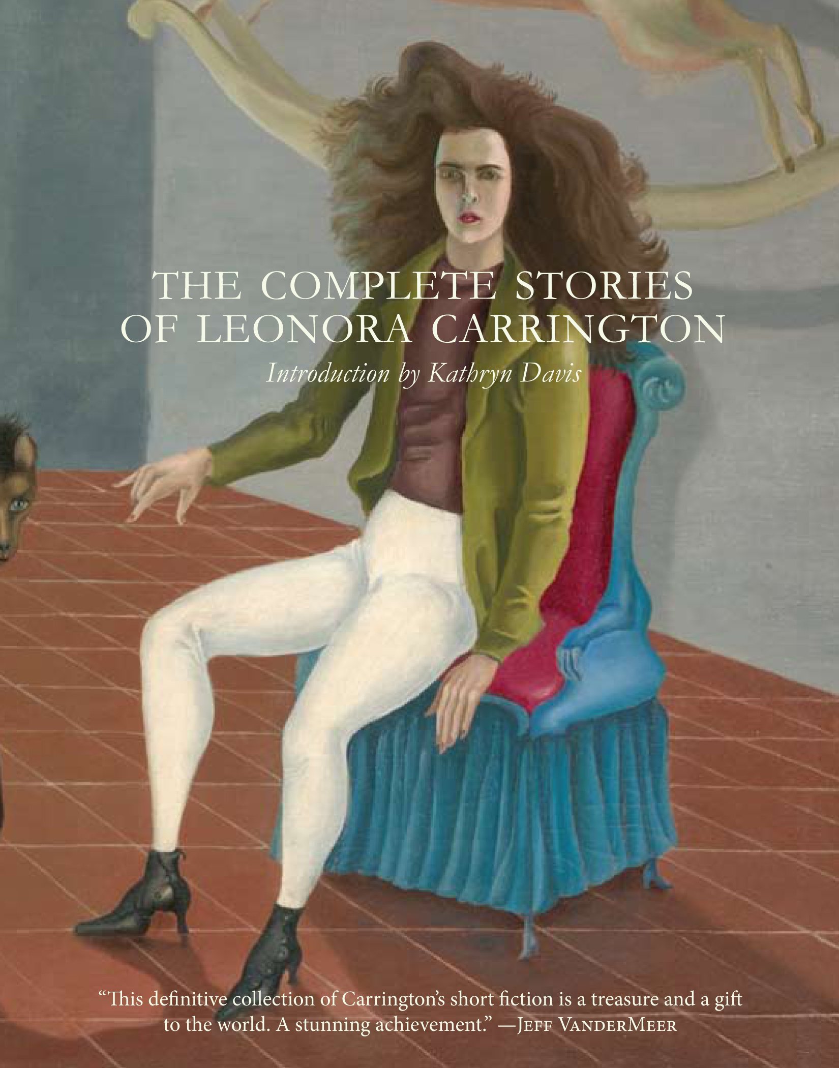 Leonora Carrington with a Pen in Her Right Hand a Paintbrush in Her ...